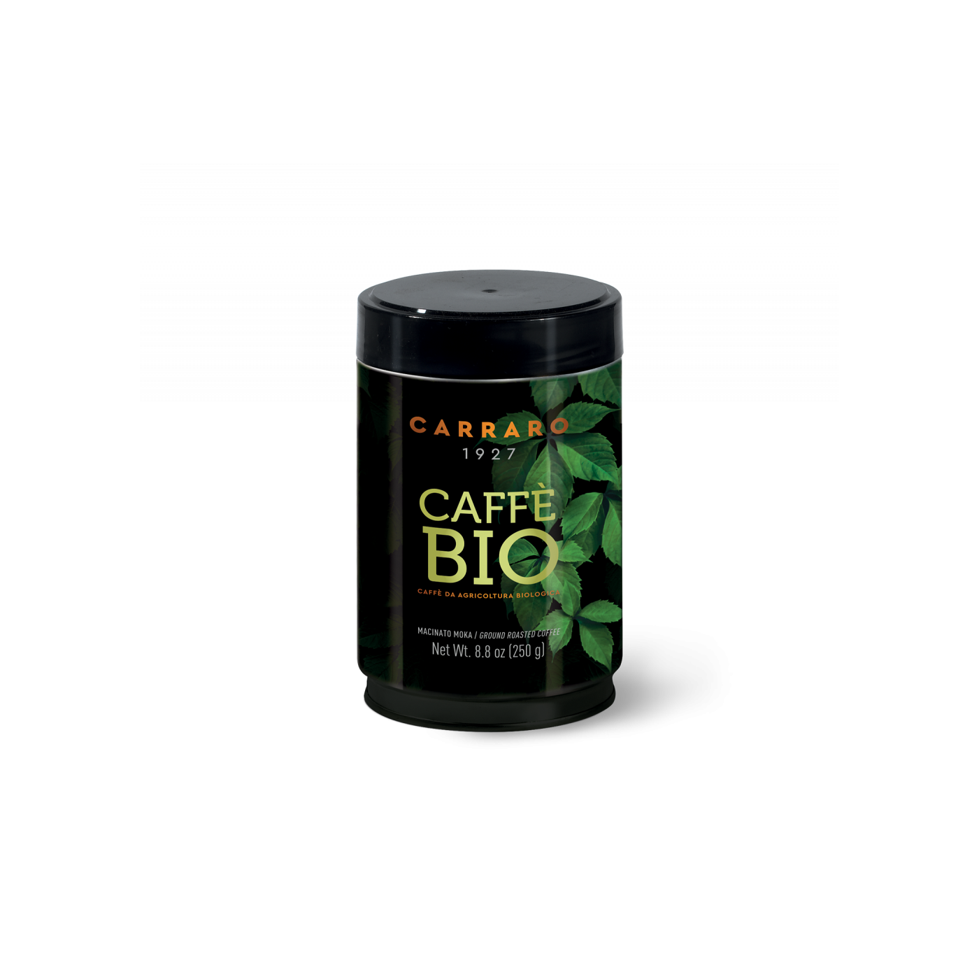 Bio – ground coffee 100% arabica 250 g tin packed | Caffè Carraro
