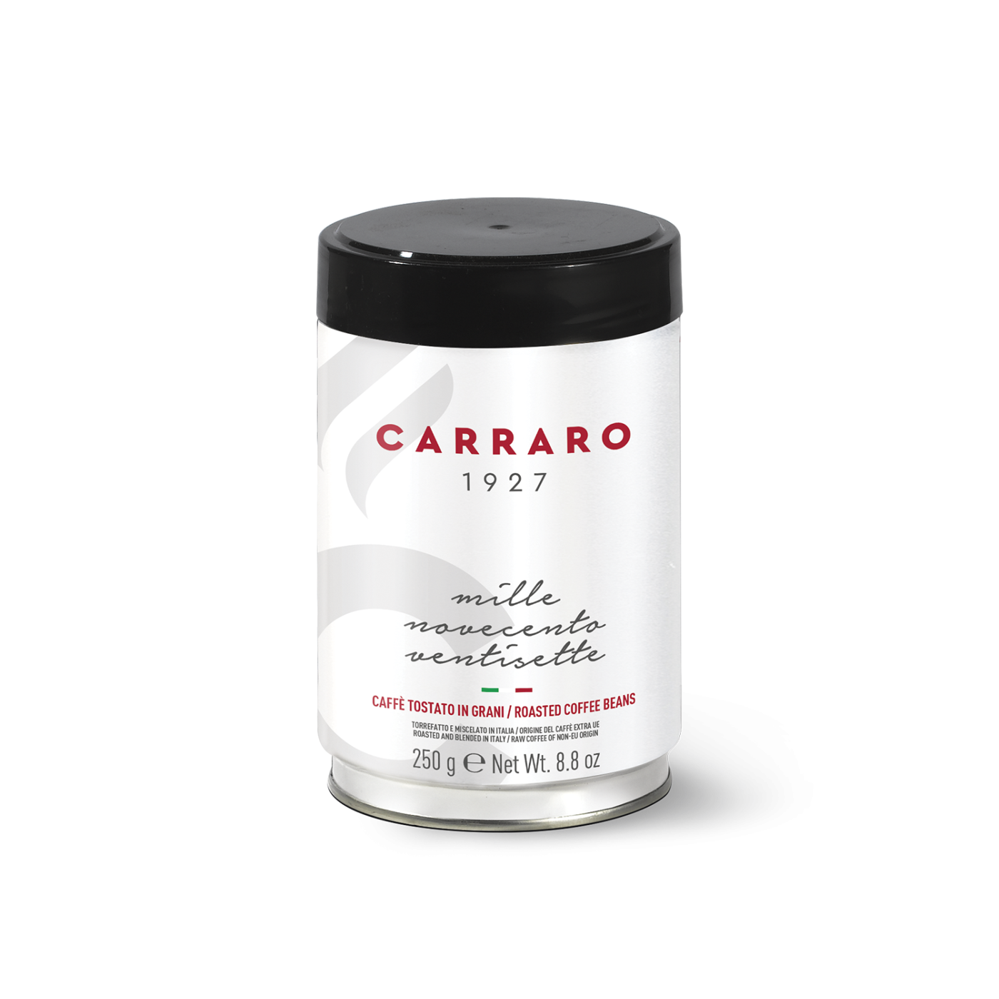 1927 – Coffee beans tin packed 250 g | Caffè Carraro